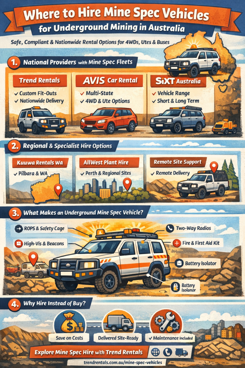 Where to Hire Mine Spec Vehicles Suitable for Underground Mining in ...